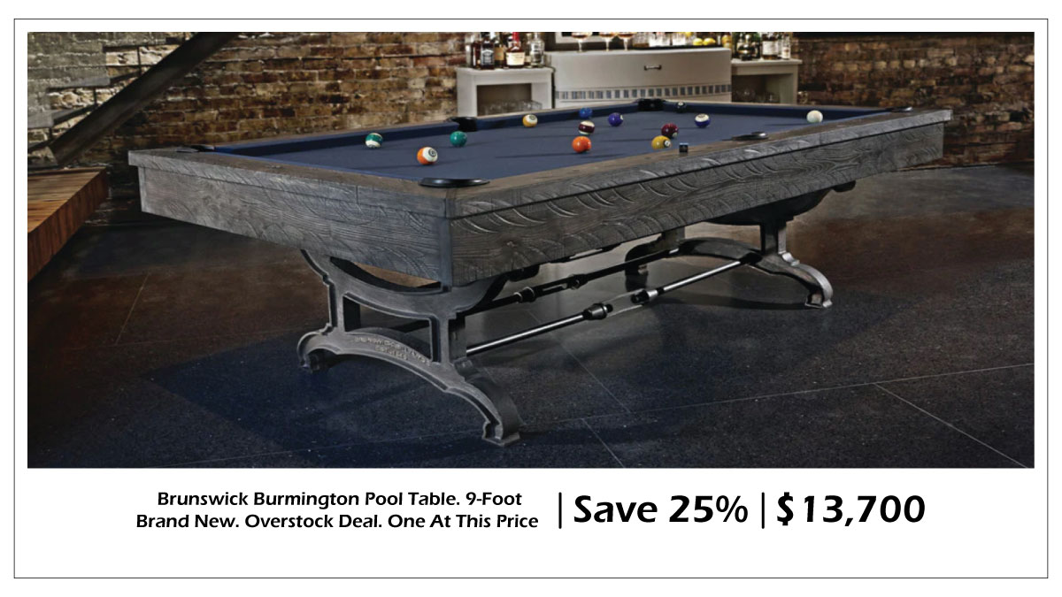 Specials • West State Billiards & Gamerooms